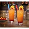 Assorted Bright Colors Jumbo Smoothie Straws, Wide Plastic Disposable ...
