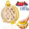 BMYJ Leak Proof Tray, Quick Release Ice,Leak Proof Lid, Vertical Ice ...
