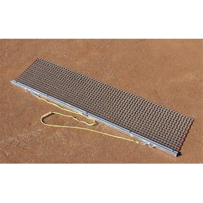 4 ft.W x 18 in.L Rigid Drag Mat with Drag Bar Attachment- Ships as 2 ...