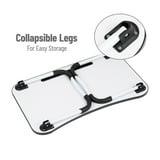 Mind Reader Foldable Bed Tray, Lap Desk with Fold-Up Legs, Freestanding ...