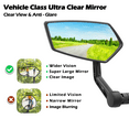 EasyDo 1 Pair Bicycle Rear View Mirror Bike Cycling Wide Range Back ...