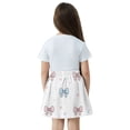 Blue Pink Bowknots Hearts Valentine Girls' Skirts A-Line Skirts with ...