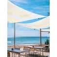 Abstract Color Block Sun Shade Sail 8'X10' Yellow Blue Modern Oil ...