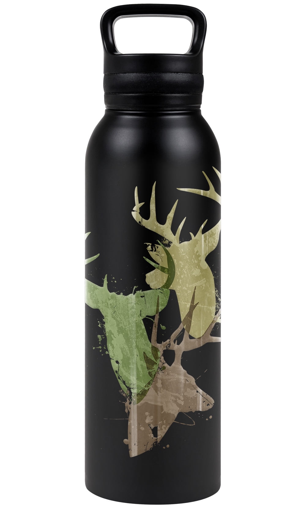 Deer Heads Trio Design Hunting Hunter Camouflage 24 oz Insulated ...