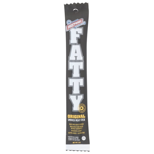 Sweetwood Cattle Co. Fatty Meat Stick, Original, Gluten Free, 2 Oz ...