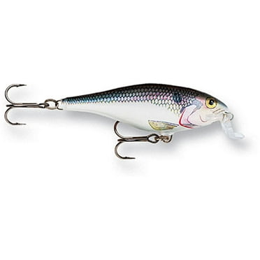 Rapala Scatter Rap Shad 07 Fishing Lure 2.75" 1/4oz Dark Brown Helsinki ...