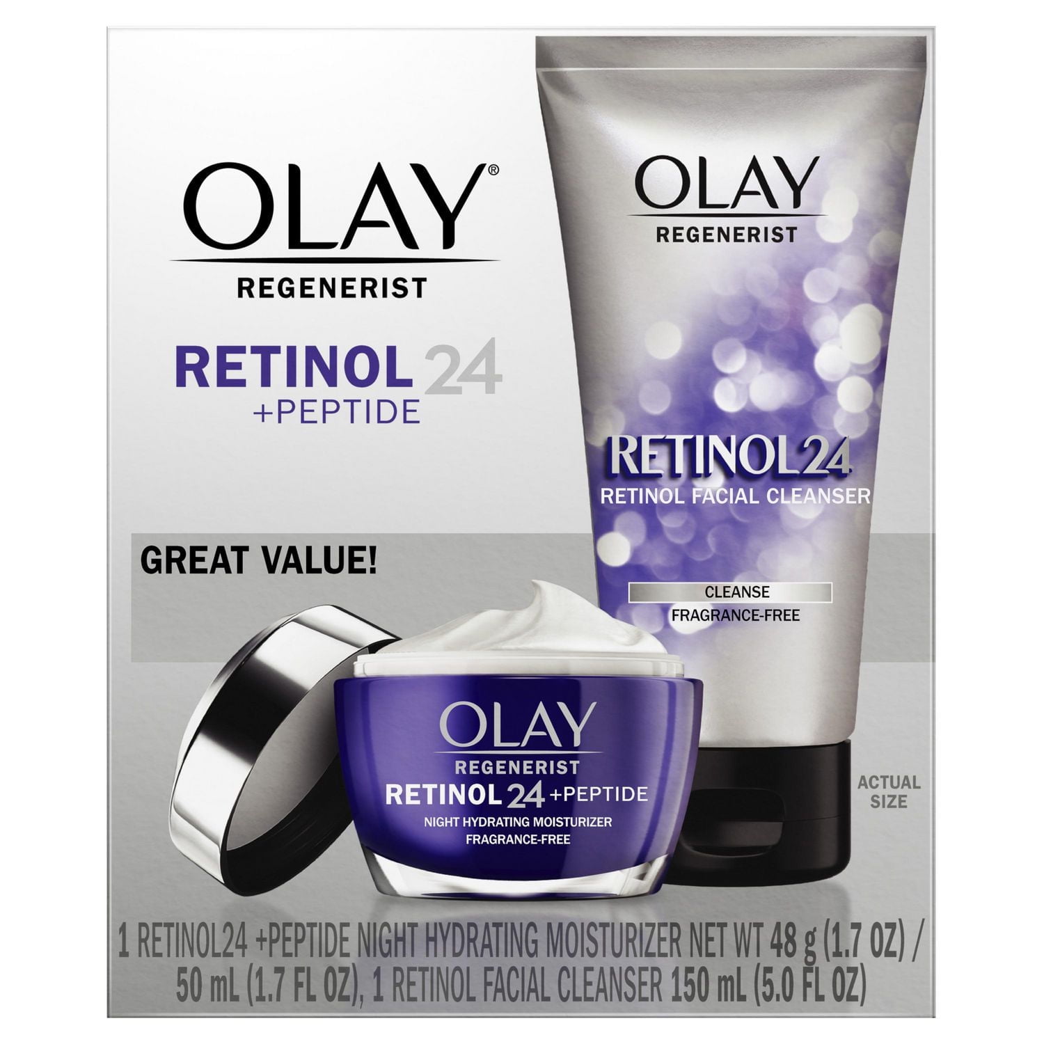 Click here for Olay Retinol 24 Duo Pack  Cleanser 5.0 Fl Oz  Mois... prices