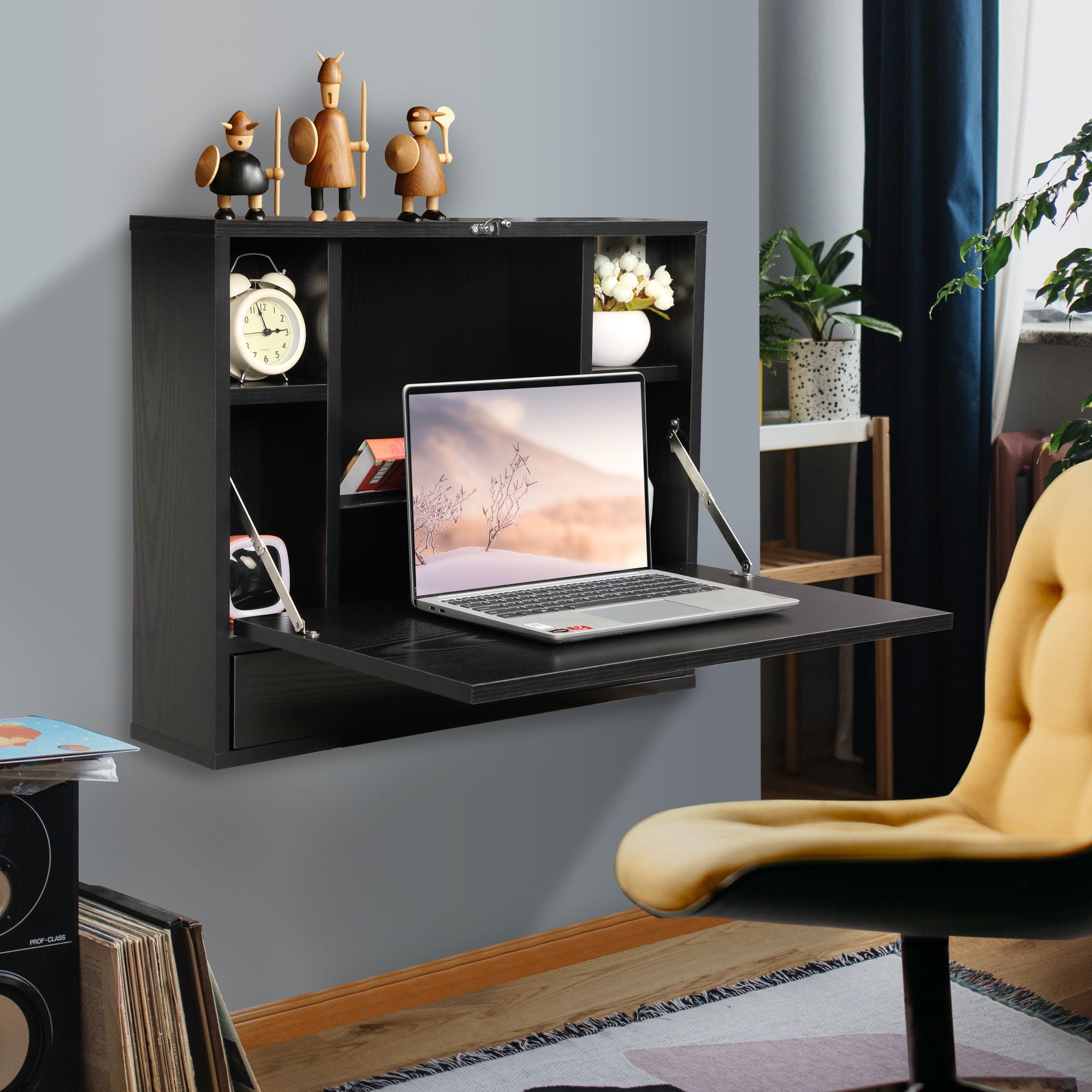 Wall Mounted Folding Computer Desk