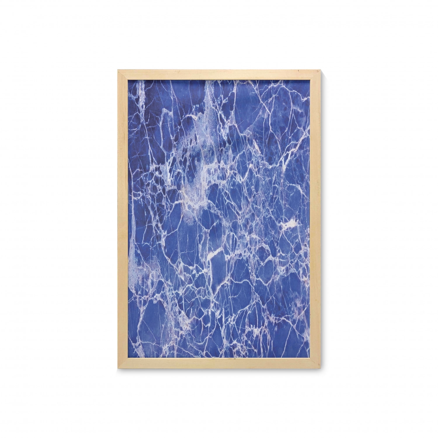 Marble Print Wall Art with Frame, Metamorphic Marble with Vibrant ...
