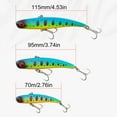 3 Size Sinking Lures for Sea Trouts Fishing Baits Crankbait Artificial ...