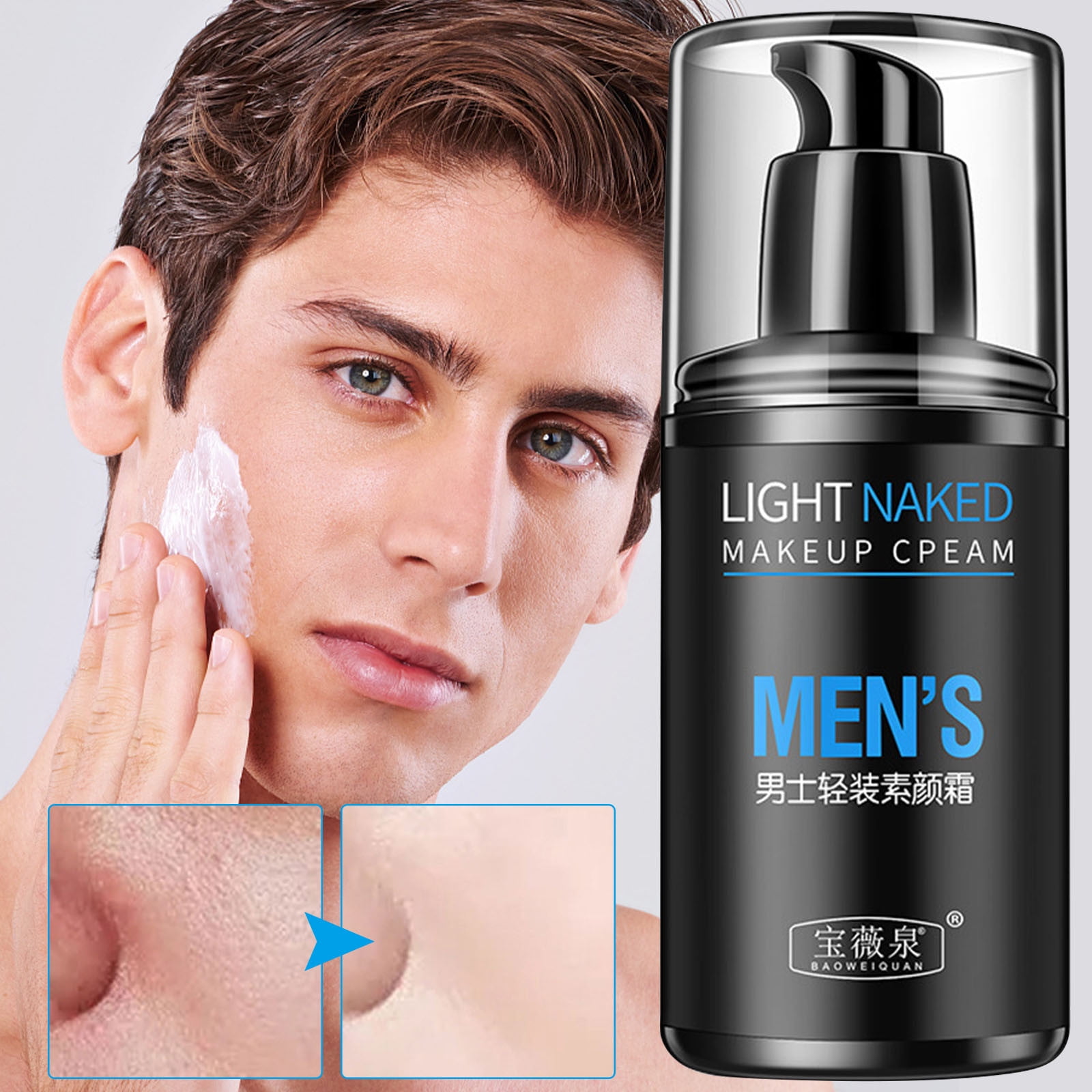 Fiudx Crema Facial para Hombre, Corrector Hidratante, Aclara Imperfecciones de La Piel ...