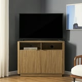 "Mopio Brooklyn Corner TV Stand, Storage Cabinet for TVs up to 50 ...