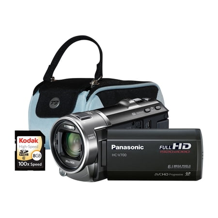 Panasonic HC-V700 - Camcorder - 1080p - 15.3 MP - 21x optical zoom ...