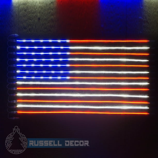 Lighted American Flag