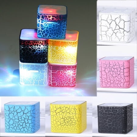 Mini Speaker USB Led Light Wireless Portable Sound Music Box Subwoofer ...