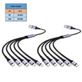 Large Power 66W USB Charging Cable Supports 5 Devices At Once with Type ...