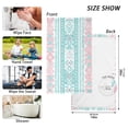Aztec Geometric Abstract Pattern Cotton Towel Set Face Hand Towels 2 ...