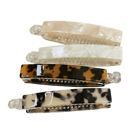 TIANYING Banana Clip Clincher Comb Acetate Banana Clip Interlocking ...