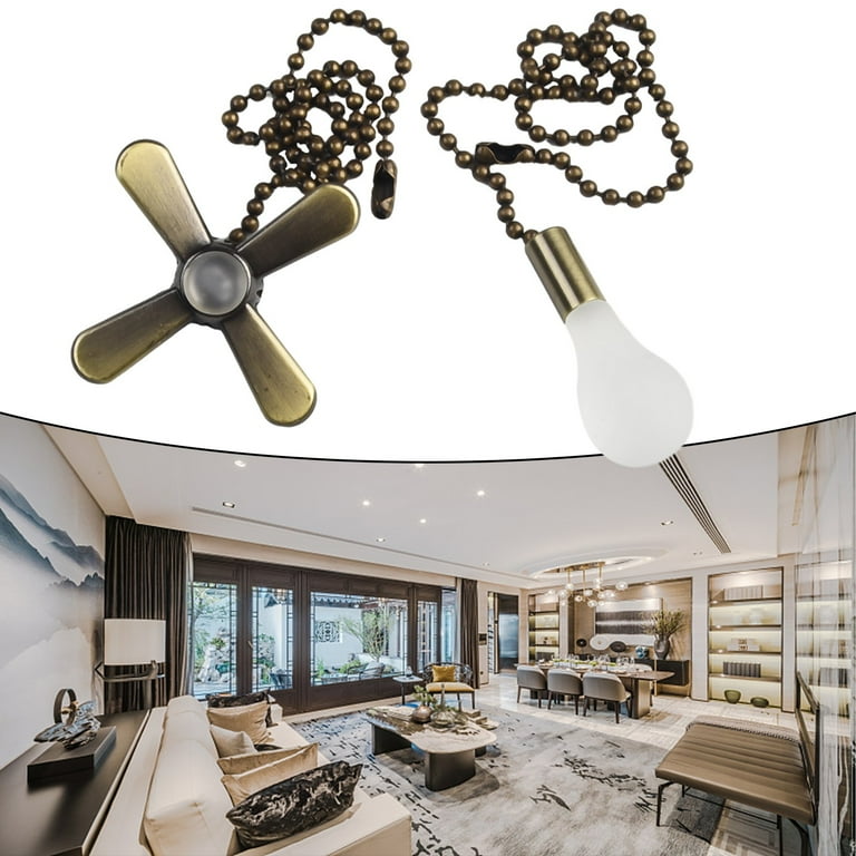 Ceiling Fan Chain Extenders Pull Chain 4 Pieces Ceiling Fan Extender,
