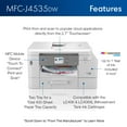 Restored Brother MFC-J4535DW INKvestment Tank All-in-One Color Inkjet ...