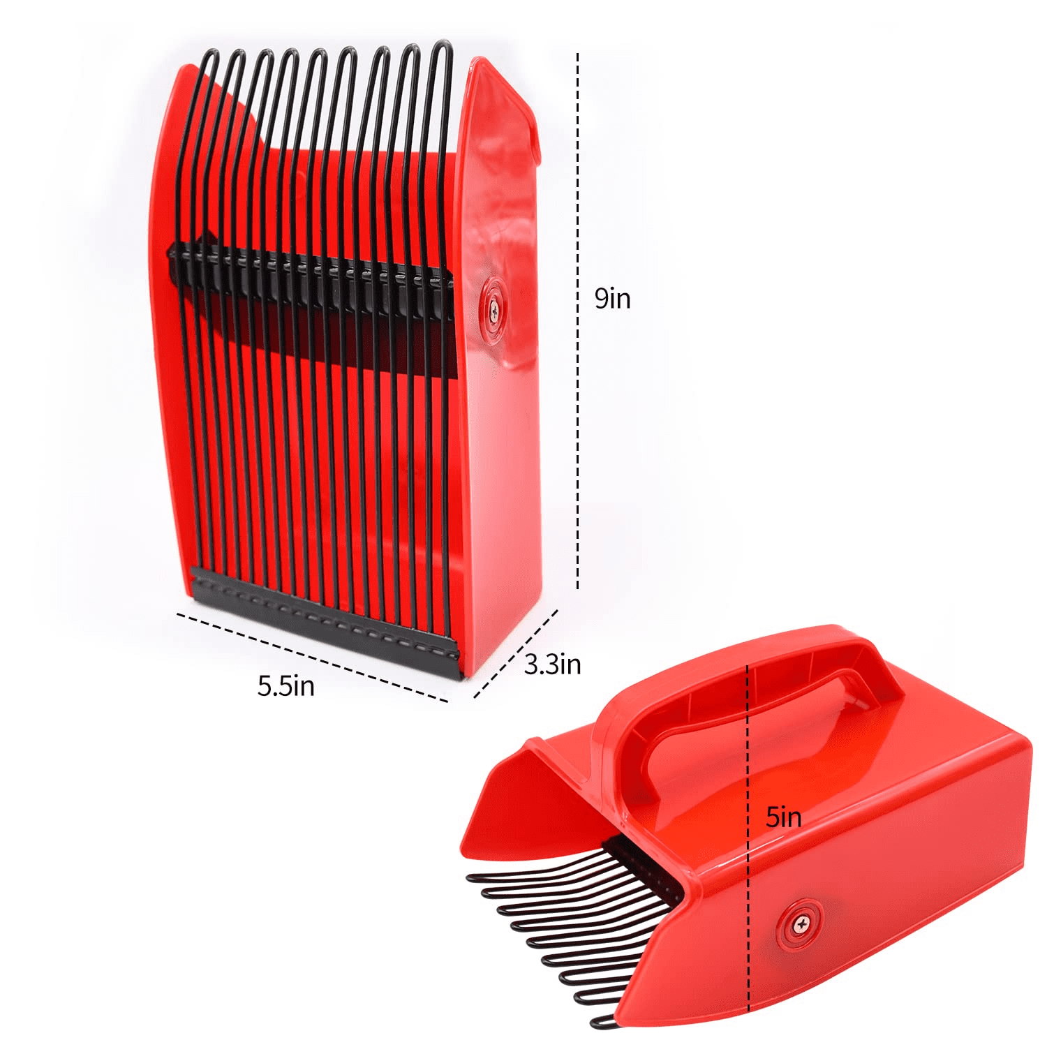 Berry Picker With Metallic Comb And Ergonomic Handle For Easier