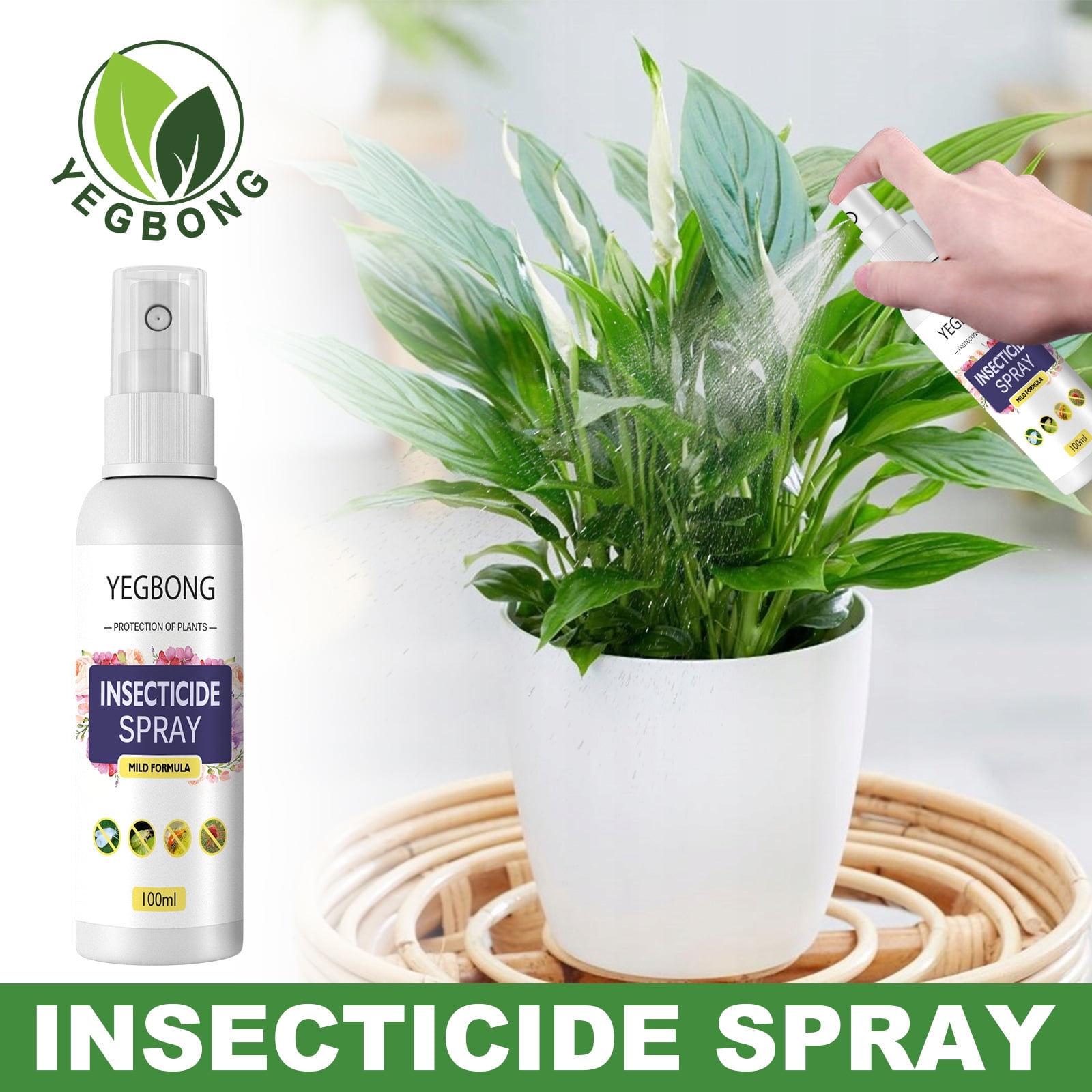 Insecticida para Plantas Control de Plagas Eficaz Plaguicida 100ml ...