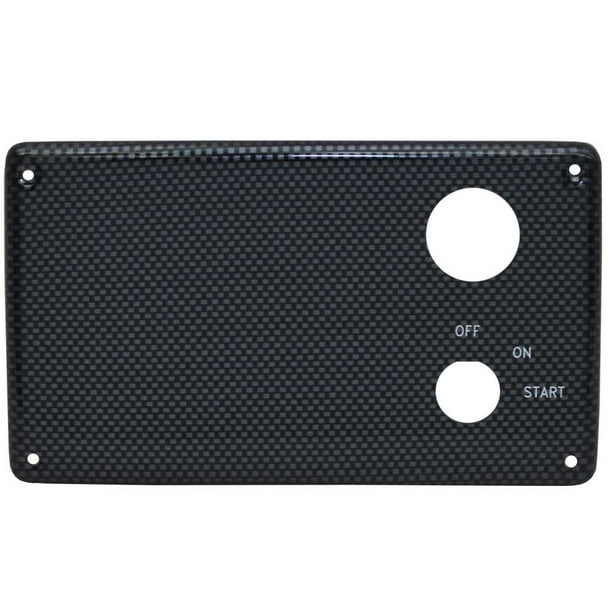 Boat Blank Ignition Panel | Fishing Pontoon Carbon Fiber - Walmart.com