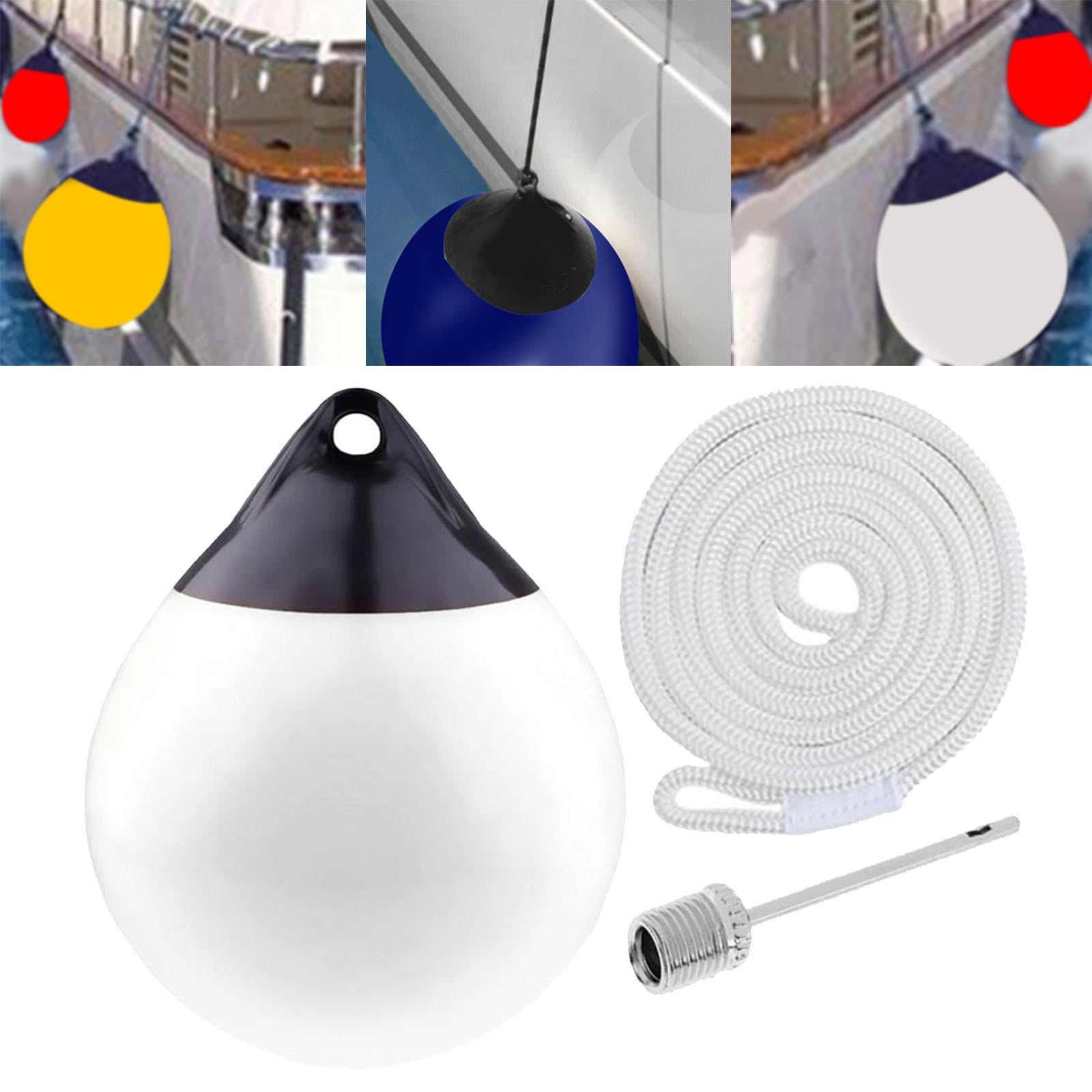 Boat Ball Anchor Buoy Float Inflatable Dock Edge 10x12 inch Protector ...