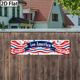 2D flat, a rectangular aluminum sign, Love America For home Decorative ...