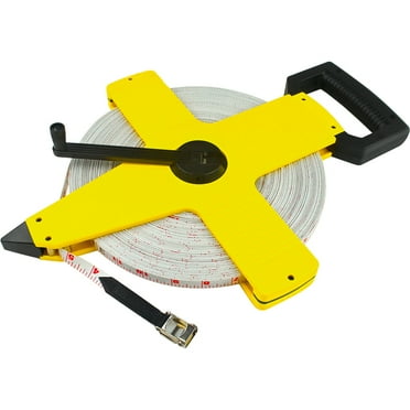 330 Foot Fiberglass Open Reel Measuring Tape | Retractable Measurement ...
