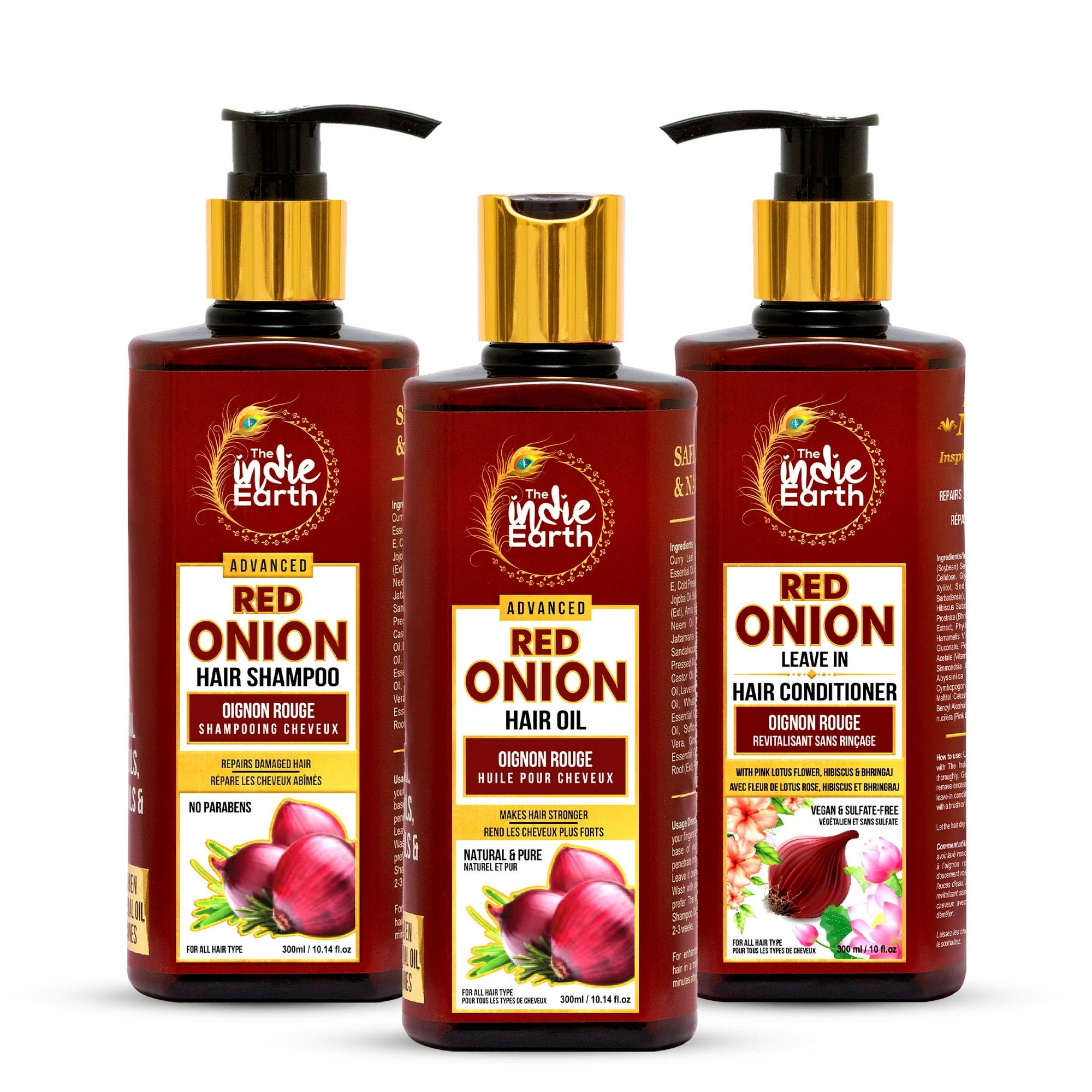 Click here for The Indie Earth Advanced Red Onion Hair Care Trio... prices