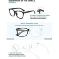 livho Blue Light Blocking Glasses, Computer Reading/Gaming/TV/Phones ...