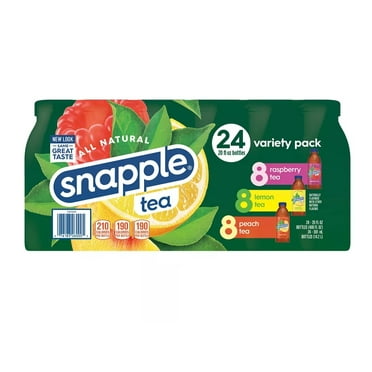 Snapple Juice Variety Pack, 20 Fluid Ounce (Pack of 24) - Walmart.com