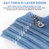 Mini Small Portable Sewing Machine with Foot Pedal Built in 12 Stitches ...