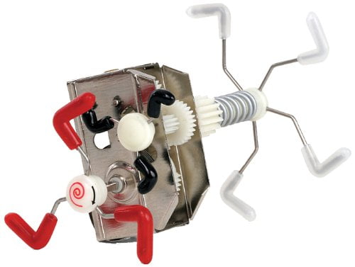 Kikkerland Skidum Metal Wind Up Toy, Assorted Colors our Choice ...