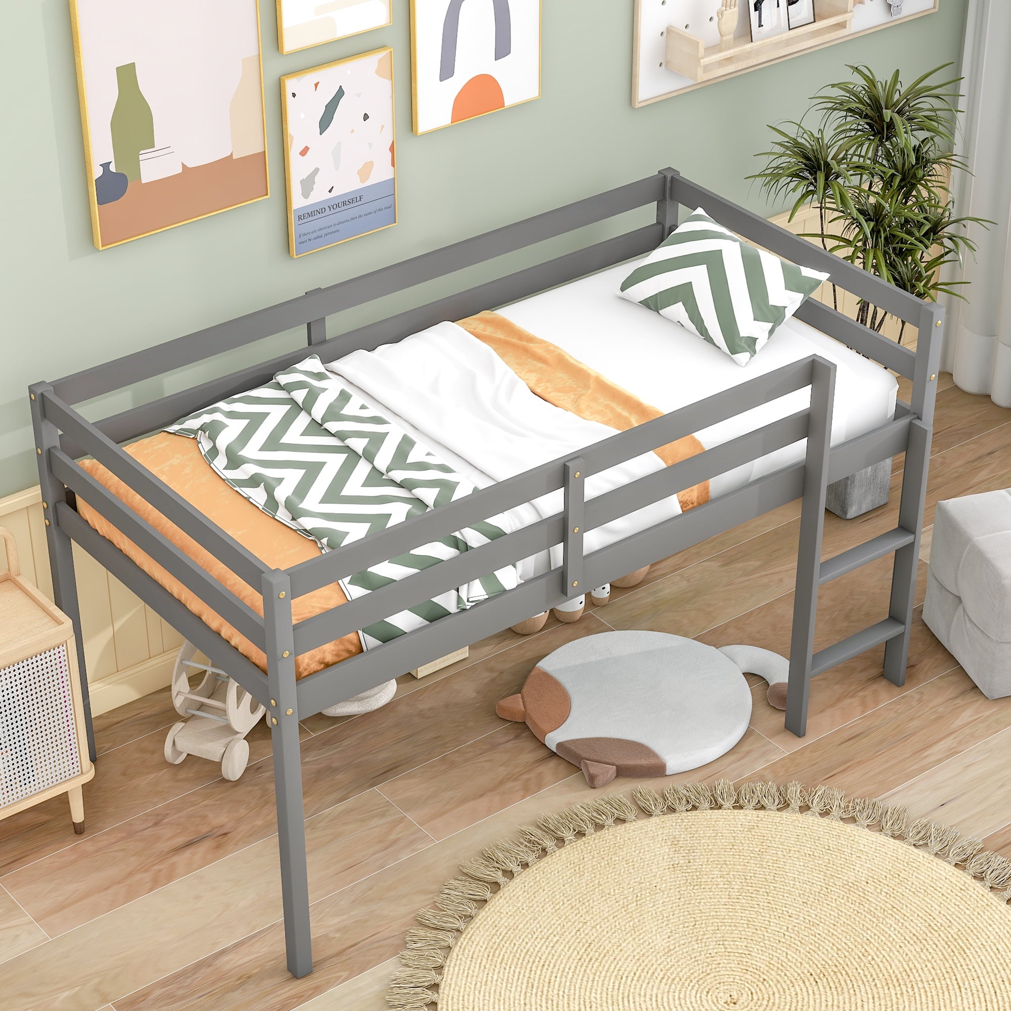 Alamo twin low loft bed store