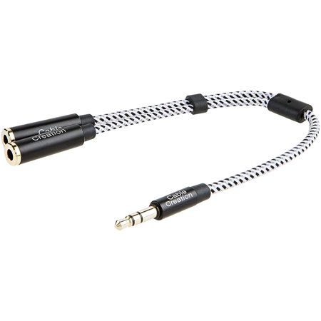 Headphone Splitter, 3.5mm Stereo Audio Y Splitter Cable 3.5mm Male to 2 ...