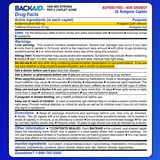 Backaid Maximum Strength Back & Sciatica Pain Reliever, 6-Hour Formula ...