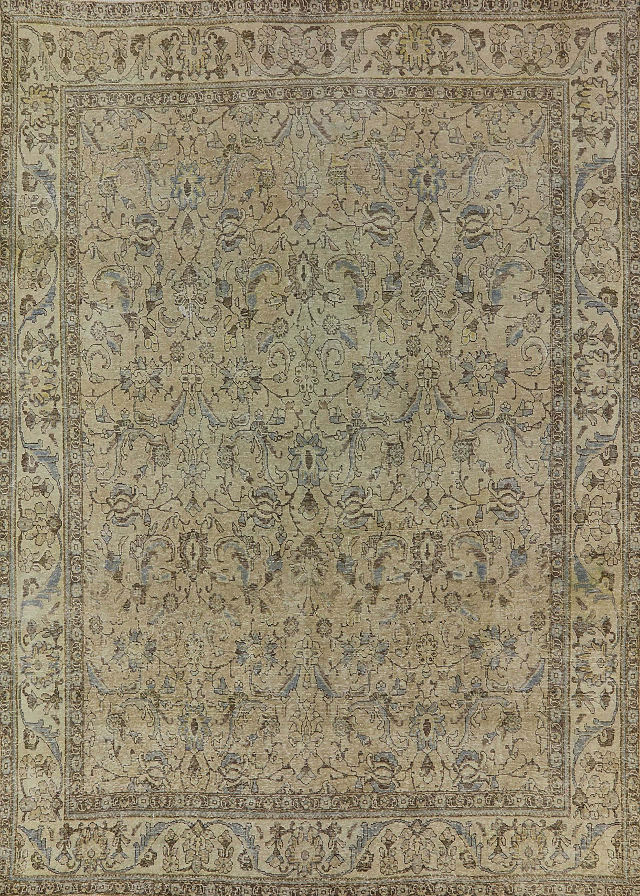 Ahgly Company Indoor Rectangle Mid-Century Modern Brown Oriental Area ...