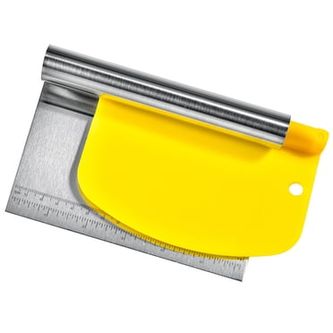 Plastic Silicone Dough Bench Scrapers - Cutter for Pastry Bowl, Bread ...