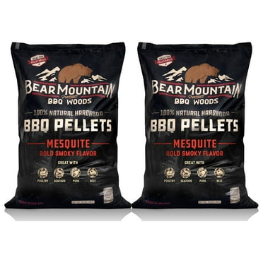 Bear Mountain Ultra Premium All Natural Hardwood Oak BBQ Smoker Pellets ...