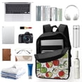 Colorful Apple Pattern_4 Backpack, Travel Backpack, Casual Shoulder Bag ...
