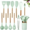 Silicone Cooking Utensil Set, Fungun Non-stick Kitchen Utensil 11 Pcs ...