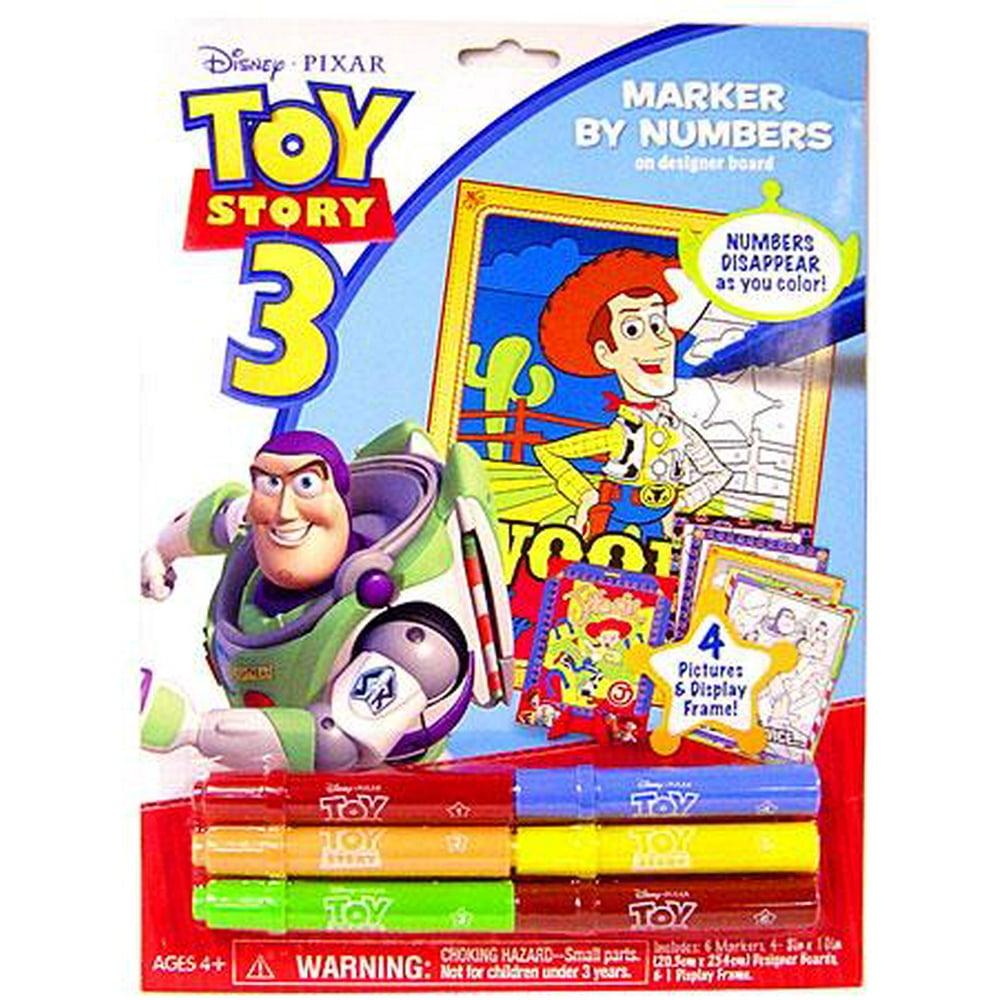 Toy Story 3 Marker By Numbers Activity Set [Board Pack] - Walmart.com ...
