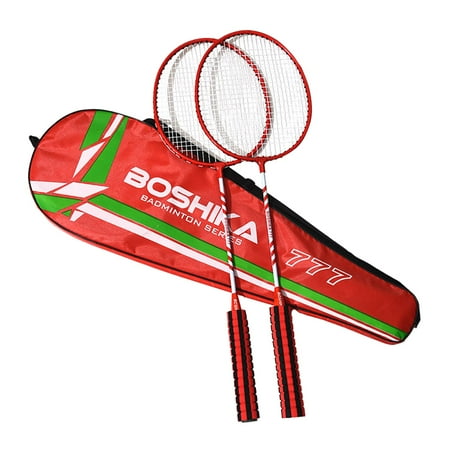 2 Piece Badminton Racket Set Badminton Racket Double Racket Interactive ...