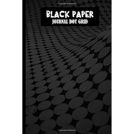 Black Paper Journal Dot Grid: Notebook With Blank Pages T | Walmart Canada