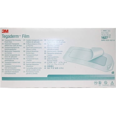 3M Tegaderm Surgical Wound Dressing, 4X10 Sterile Adhesive Film ...
