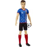 Barbie Ken Soccer Doll with #10 Uniform, Cropped Hair, Soccer Ball ...