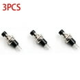 3PCS Momentary Push Button Switch On-(Off) Spst Normally Closed ...