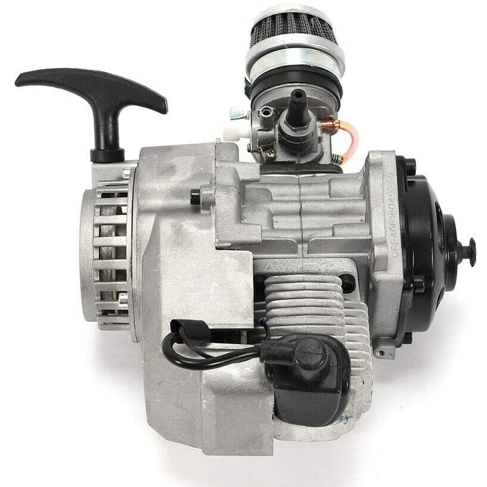 49CC Mini Motorcycle Engine 2 Stroke Pull Engine Starter Motor for ...